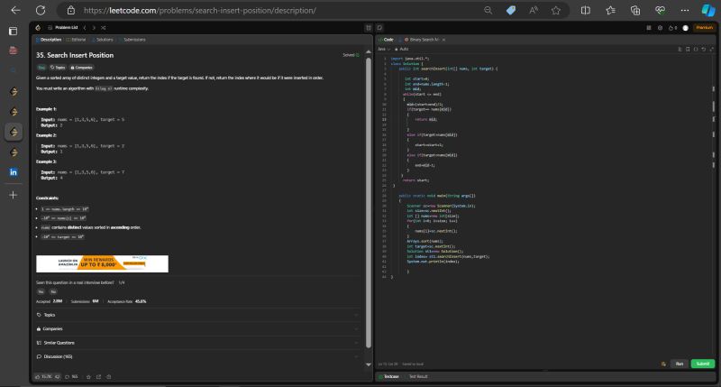 Mayur Uparikar on LinkedIn: #leetcode #binarysearch #algorithm # ... Mayur Uparikar on LinkedIn: #leetcode #binarysearch #algorithm # ...