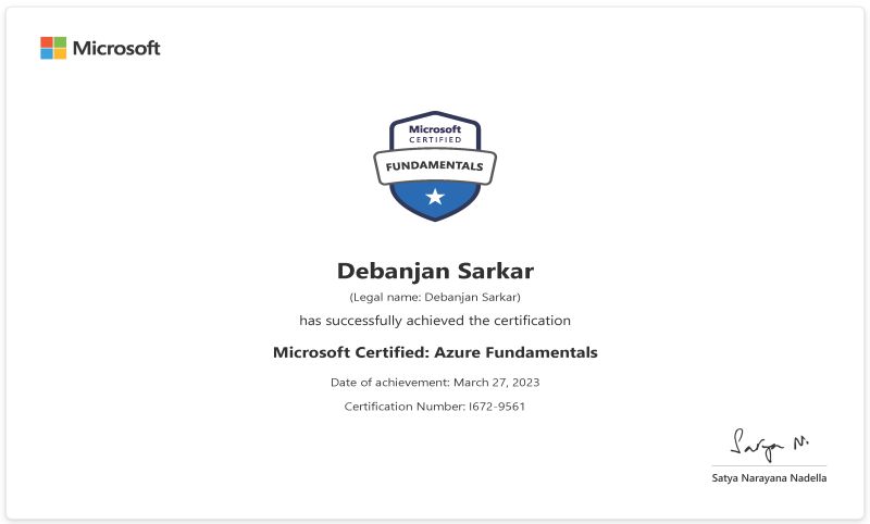 Debanjan Sarkar on LinkedIn: #microsoft #azure #microsoftazure # ... Debanjan Sarkar on LinkedIn: #microsoft #azure #microsoftazure # ...