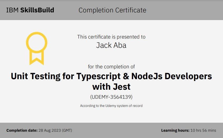 Jack A. on LinkedIn: #typescript #nodejs #nodejsdeveloper #softwareengineer Jack A. on LinkedIn: #typescript #nodejs #nodejsdeveloper #softwareengineer