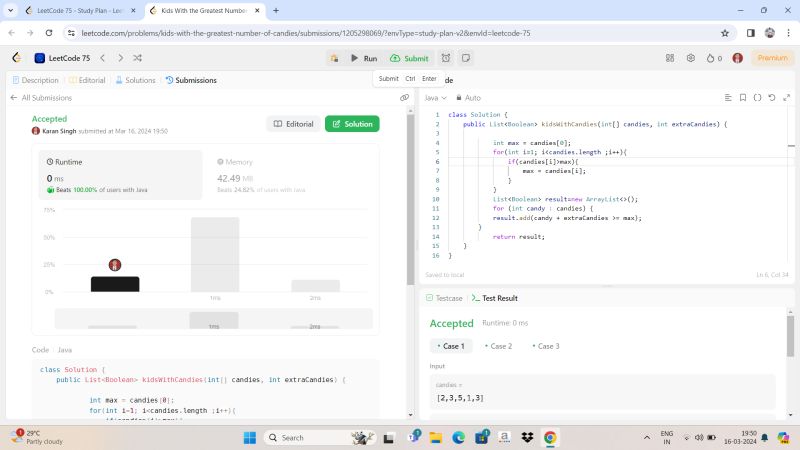 KARAN SINGH on LinkedIn: #75hardchallenge #leetcode #codingchallenges # ... KARAN SINGH on LinkedIn: #75hardchallenge #leetcode #codingchallenges # ...