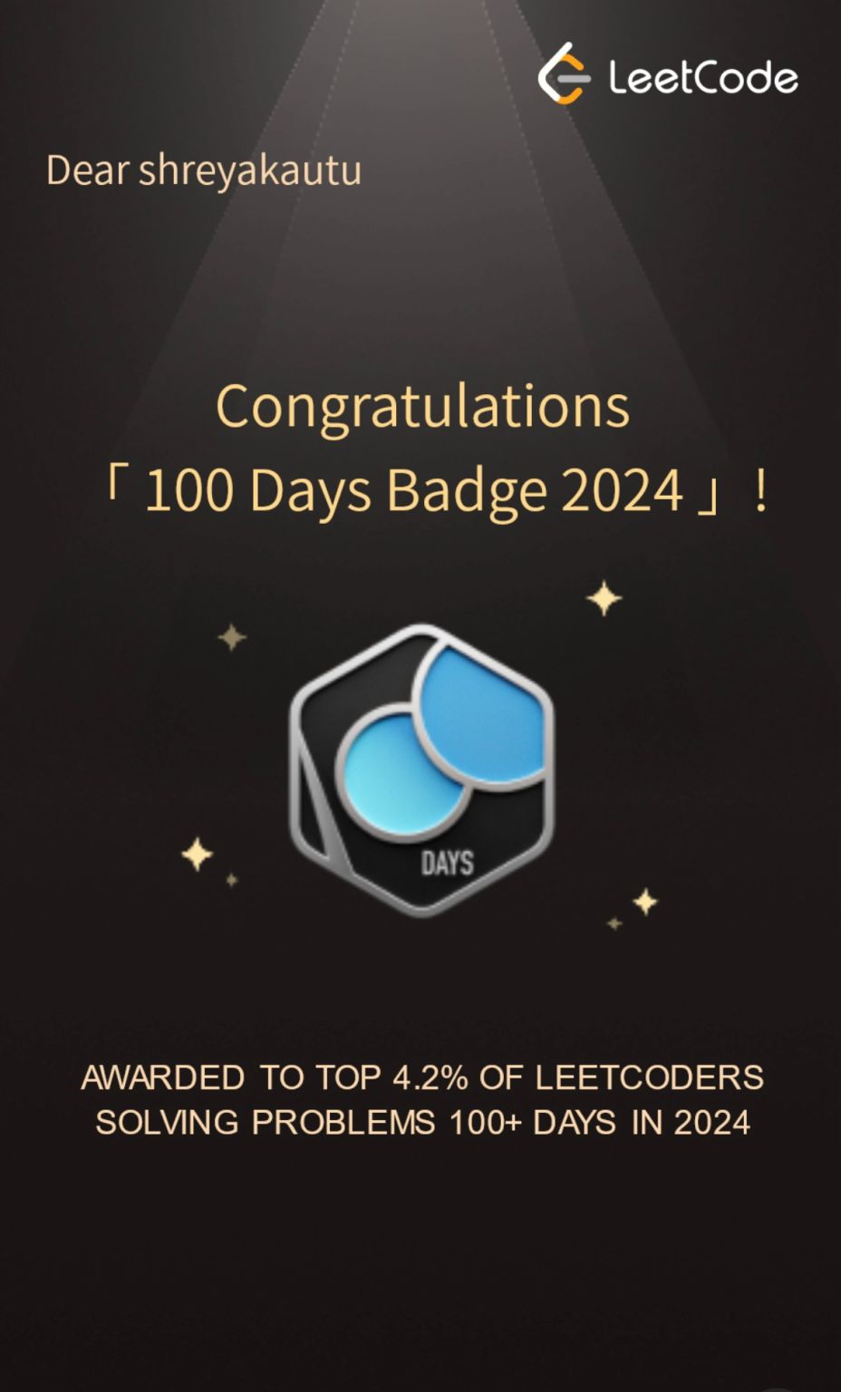 shreya kautu on LinkedIn: #leetcode #codingmilestone shreya kautu on LinkedIn: #leetcode #codingmilestone