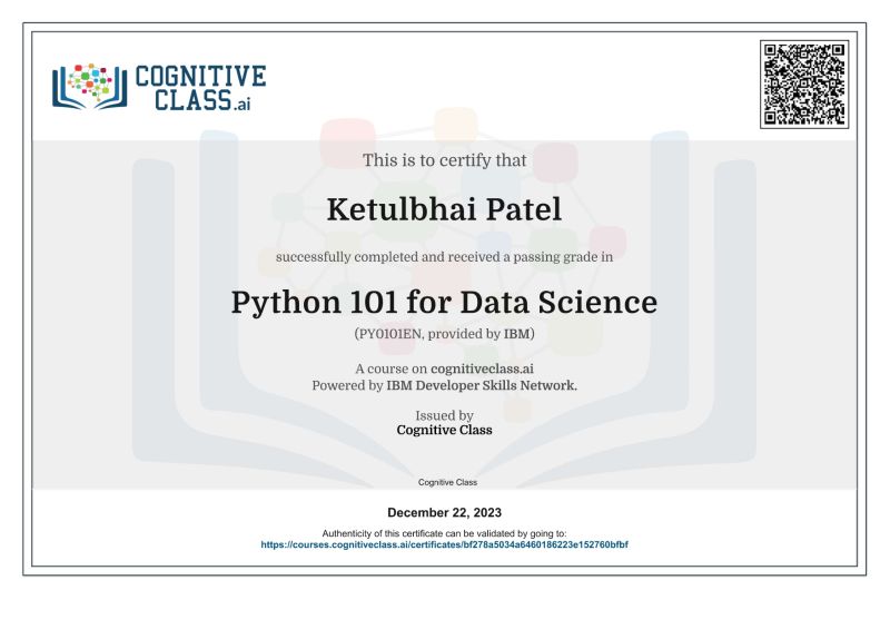 Ketulbhai Patel on LinkedIn: #datascience #python #ibm # ... Ketulbhai Patel on LinkedIn: #datascience #python #ibm # ...