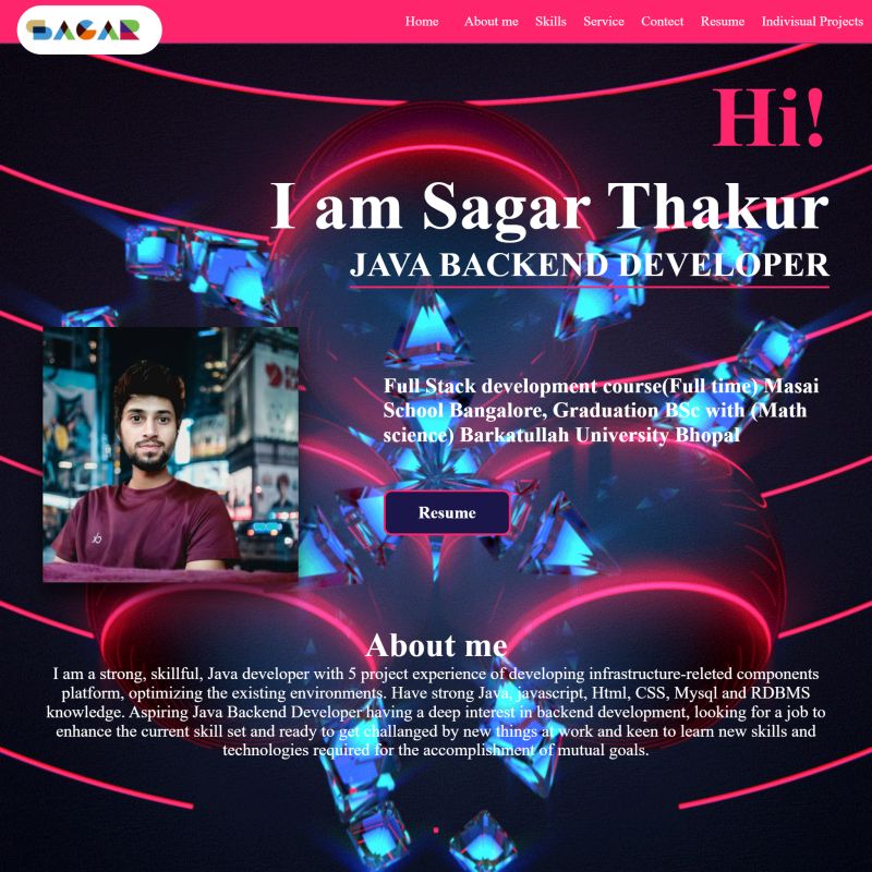 Sagar Singh Thakur on LinkedIn: #portfolioshowcase #link #reactjs Sagar Singh Thakur on LinkedIn: #portfolioshowcase #link #reactjs