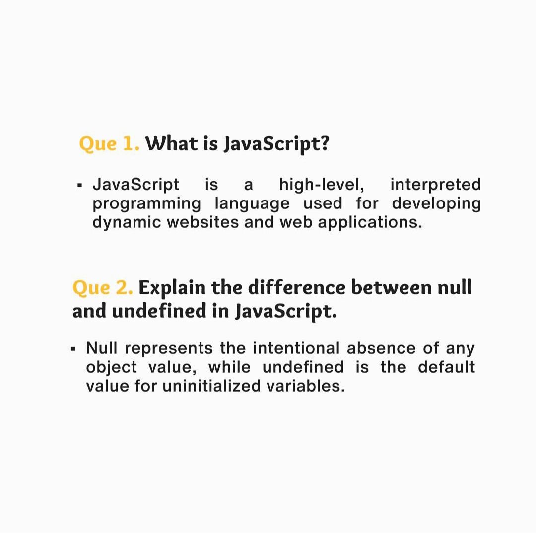 Ghazanfar Abbas on LinkedIn: #javascript #interview #webdevelopment Ghazanfar Abbas on LinkedIn: #javascript #interview #webdevelopment