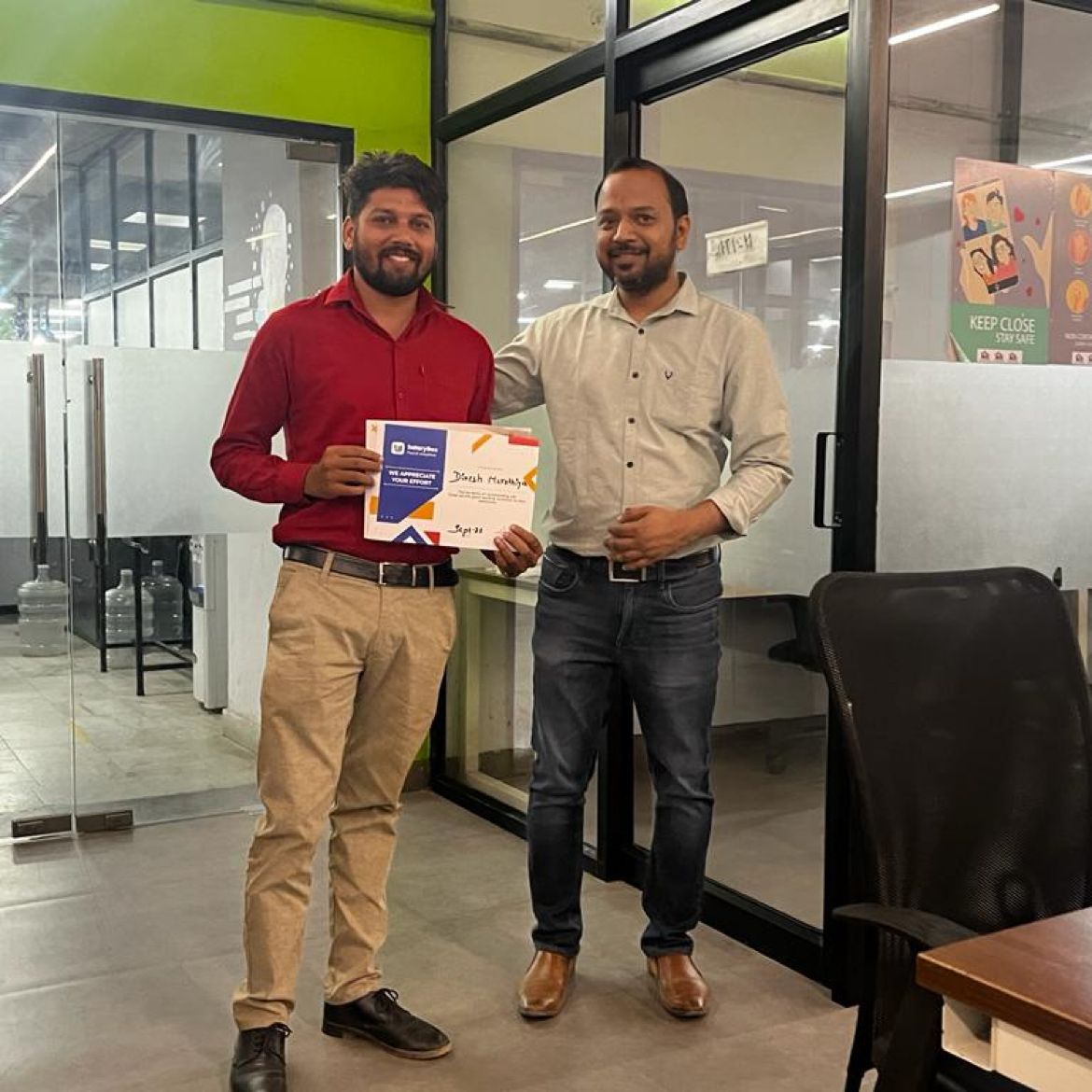 Dinesh Marothiya on LinkedIn: Thanks to Salarybox for giving best field ... Dinesh Marothiya on LinkedIn: Thanks to Salarybox for giving best field ...