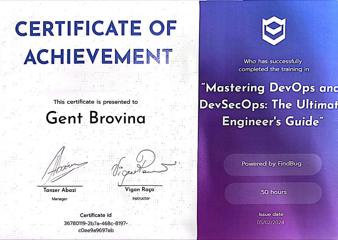 Gent Brovina on LinkedIn: #devops #cloud #cicd Gent Brovina on LinkedIn: #devops #cloud #cicd