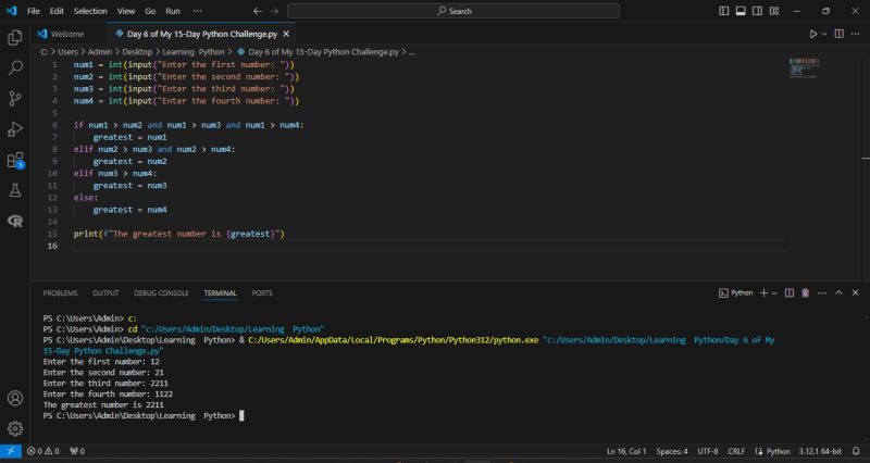 Binyameen . on LinkedIn: #python #coding #learning # ... Binyameen . on LinkedIn: #python #coding #learning # ...