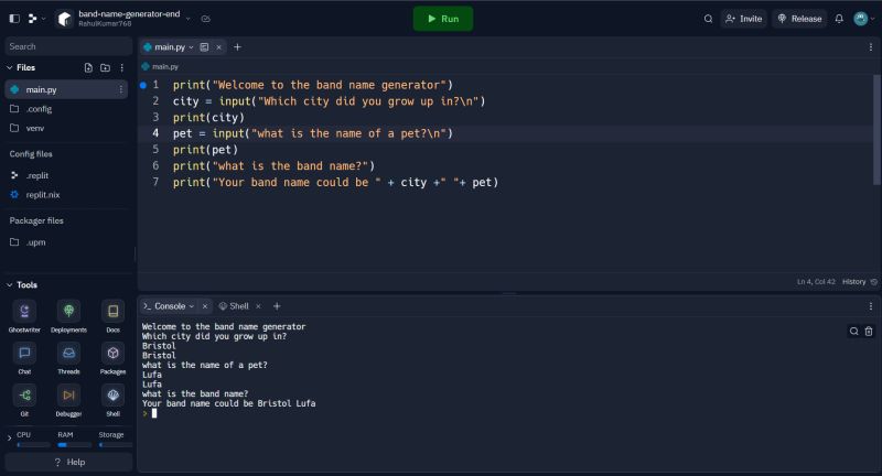 Rahul Kumar on LinkedIn: #learning #python #pythonproject #angelayu # ... Rahul Kumar on LinkedIn: #learning #python #pythonproject #angelayu # ...