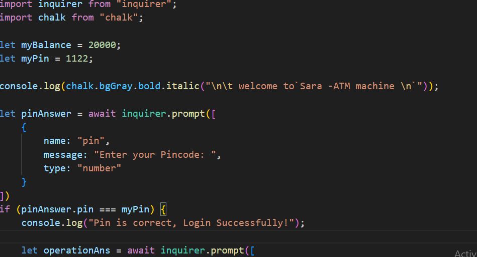 Sara Atif on LinkedIn: #cli #typescript #nodejs #inquirer #productivity ... Sara Atif on LinkedIn: #cli #typescript #nodejs #inquirer #productivity ...