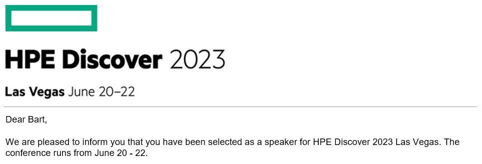 Bart Heungens on LinkedIn: #lasvegas #hpetechpro #masterase # ... Bart Heungens on LinkedIn: #lasvegas #hpetechpro #masterase # ...