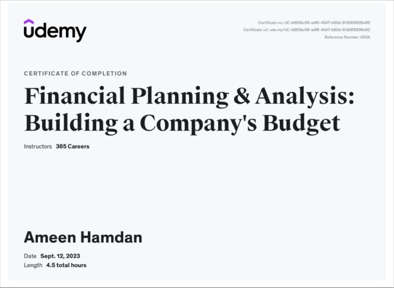 Ameen Hamdan on LinkedIn: I am excited to announce that I have recently ... Ameen Hamdan on LinkedIn: I am excited to announce that I have recently ...