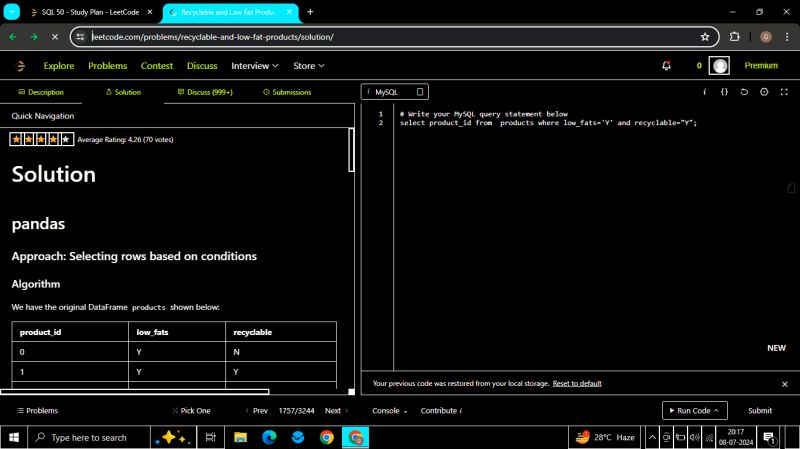 Gaurav Singh Bhandari on LinkedIn: #day1 #sql #leetcode #amazon #google ... Gaurav Singh Bhandari on LinkedIn: #day1 #sql #leetcode #amazon #google ...