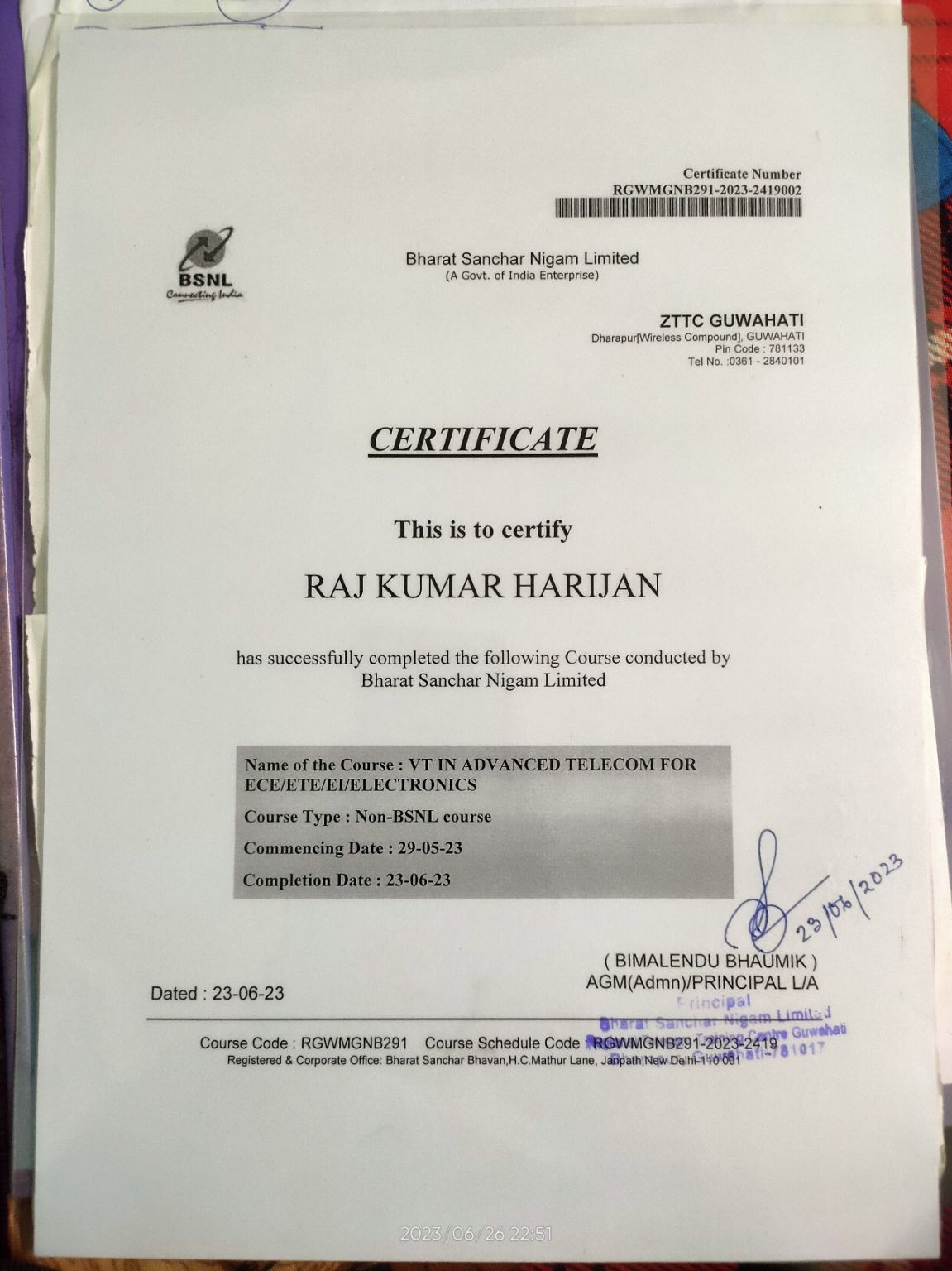 RAJ KUMAR HARIJAN on LinkedIn: #opportunities #training #bsnl # ... RAJ KUMAR HARIJAN on LinkedIn: #opportunities #training #bsnl # ...
