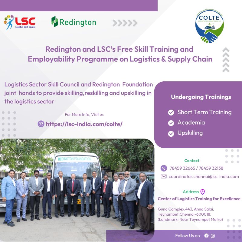 Logistics Sector Skill Council on LinkedIn: #lsc #logistics #redington ... Logistics Sector Skill Council on LinkedIn: #lsc #logistics #redington ...