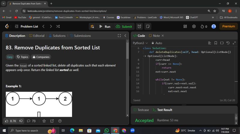 Abeeha Farrukh on LinkedIn: #day #leetcode #coding #python # ... Abeeha Farrukh on LinkedIn: #day #leetcode #coding #python # ...