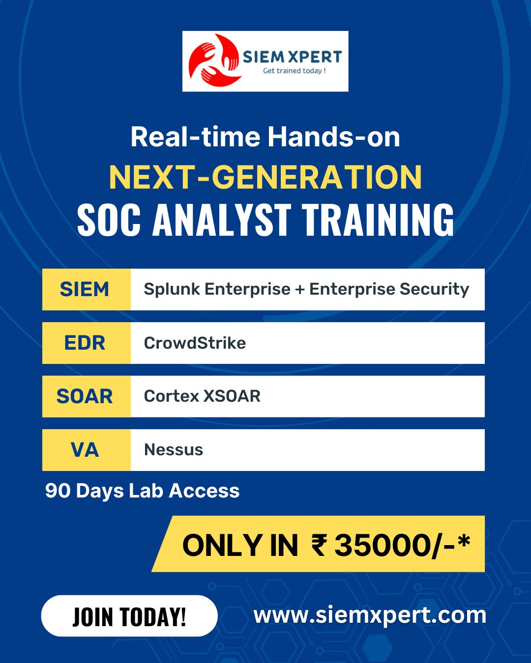 SIEM XPERT on LinkedIn: Become a Next-Generation SOC Analyst Training ... SIEM XPERT on LinkedIn: Become a Next-Generation SOC Analyst Training ...