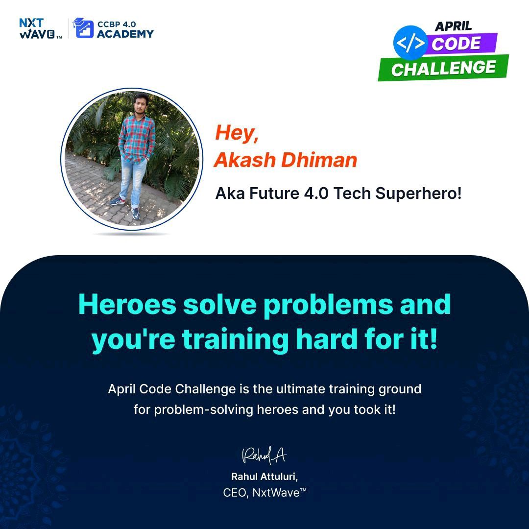 Akash Dhiman on LinkedIn: #code #ccbpian #ccbpacademy #ccbphour # ... Akash Dhiman on LinkedIn: #code #ccbpian #ccbpacademy #ccbphour # ...