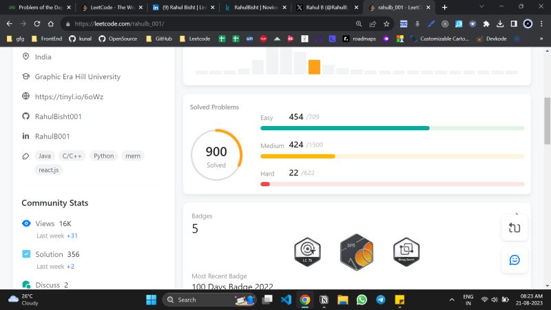 Rahul Bisht on LinkedIn: #leetcode #java #github #problemsolving # ... Rahul Bisht on LinkedIn: #leetcode #java #github #problemsolving # ...