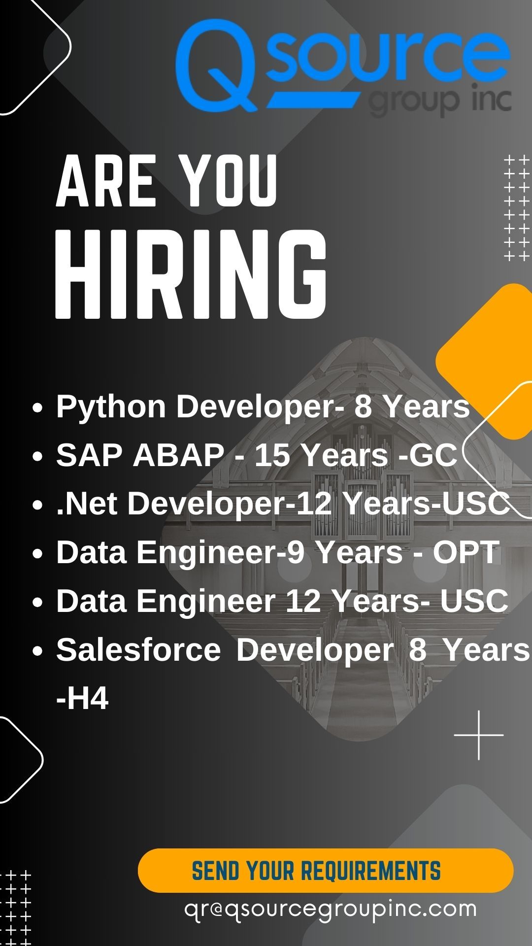 QSource Group Inc. on LinkedIn: #requirements #python #developer # ... QSource Group Inc. on LinkedIn: #requirements #python #developer # ...