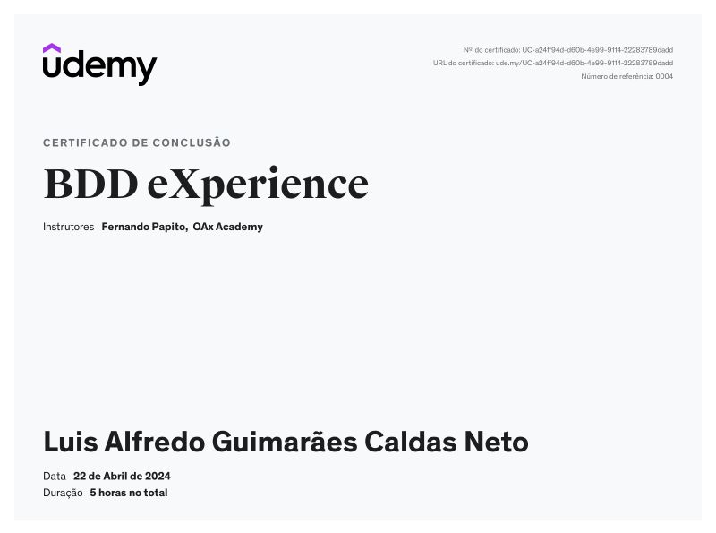 Luis Caldas on LinkedIn: #bdd #softwaredevelopment #continuouslearning Luis Caldas on LinkedIn: #bdd #softwaredevelopment #continuouslearning