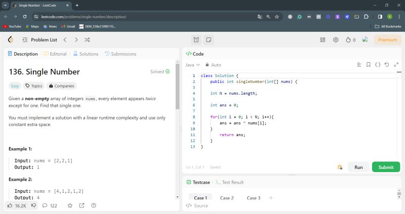 Leetcode: Solving bitwise XOR problem | Ashish Kumar posted on the ... Leetcode: Solving bitwise XOR problem | Ashish Kumar posted on the ...
