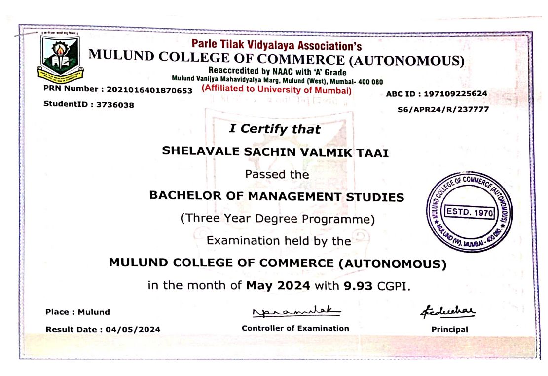 Sachin Shelavale on LinkedIn: #graduation #finance #managementstudies # ... Sachin Shelavale on LinkedIn: #graduation #finance #managementstudies # ...