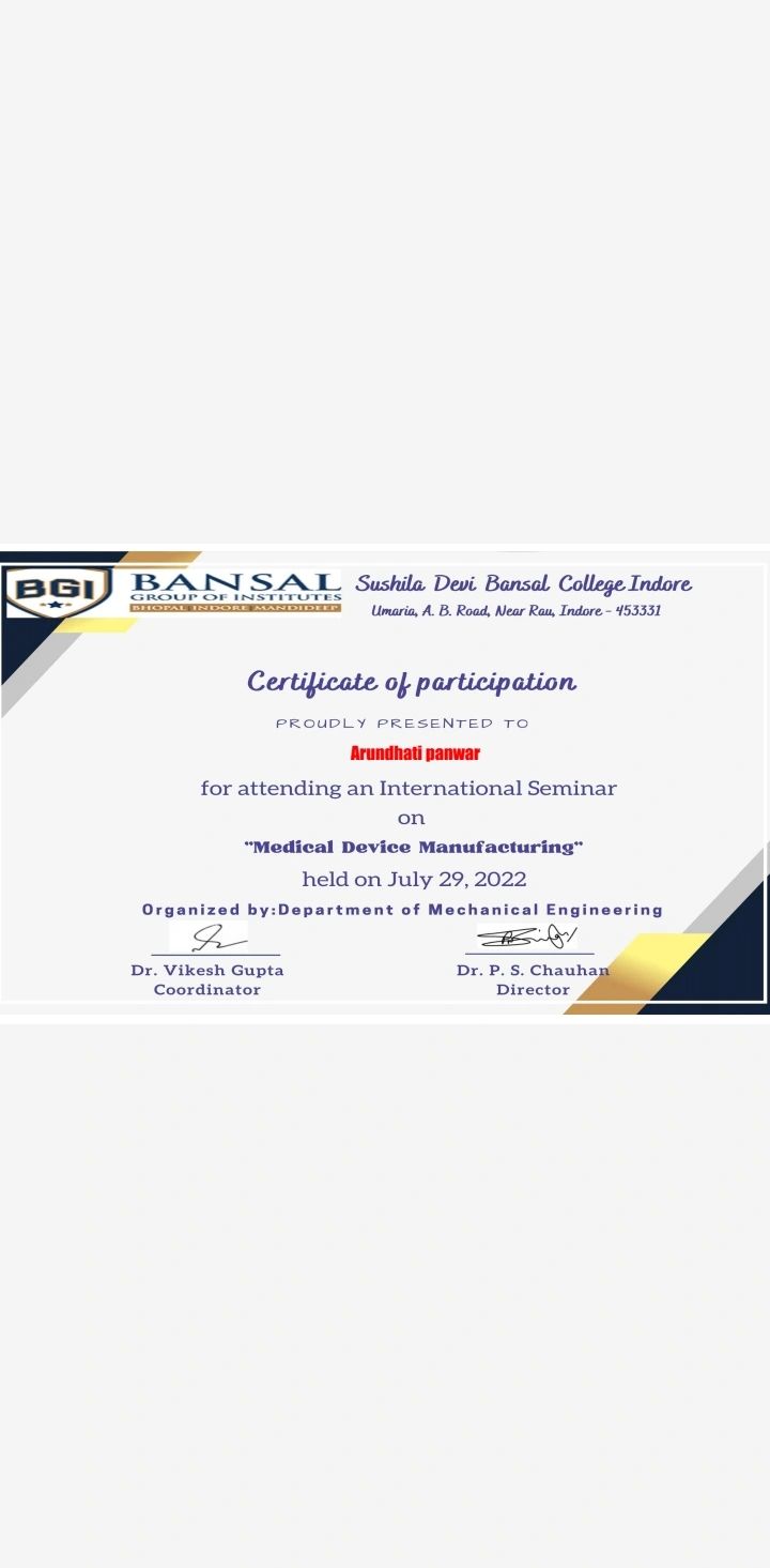 Arundhati Panwar on LinkedIn: #continuouslearning #certification Arundhati Panwar on LinkedIn: #continuouslearning #certification