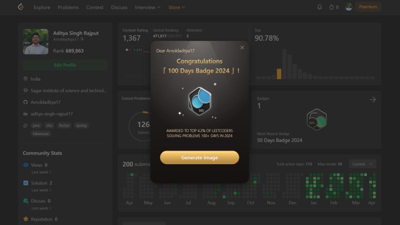 Aditya Singh Rajput on LinkedIn: #leetcode #dsa #100daysofcode # ... Aditya Singh Rajput on LinkedIn: #leetcode #dsa #100daysofcode # ...
