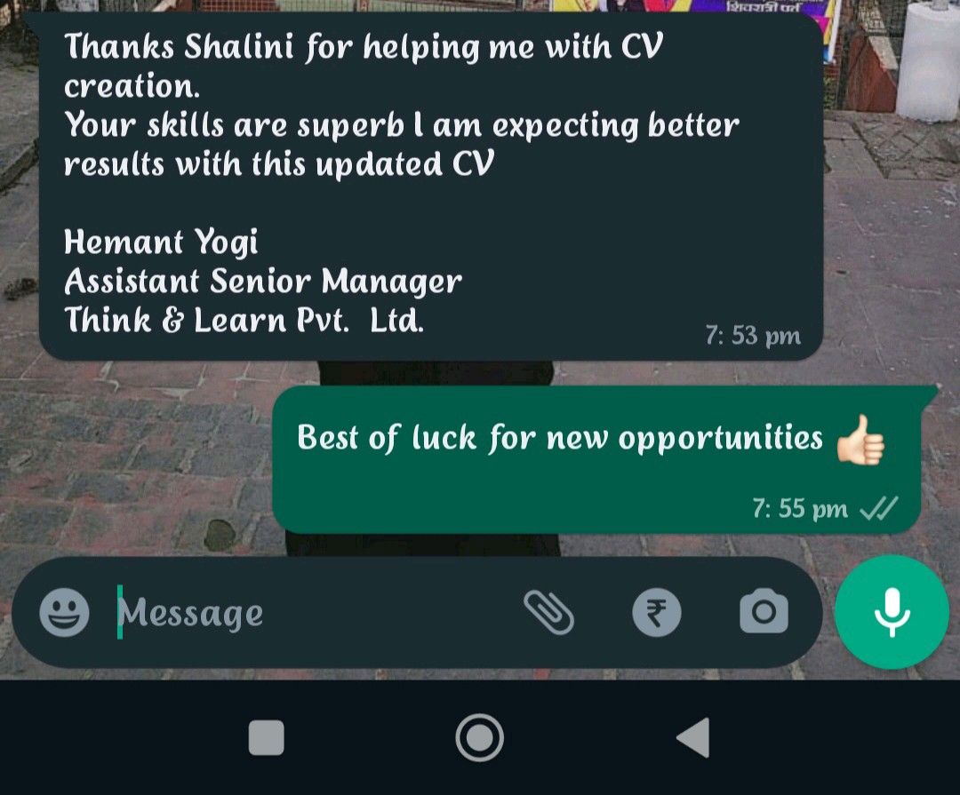 Shalini Dubey on LinkedIn: #resume #resumewriter #linkedin #writing Shalini Dubey on LinkedIn: #resume #resumewriter #linkedin #writing