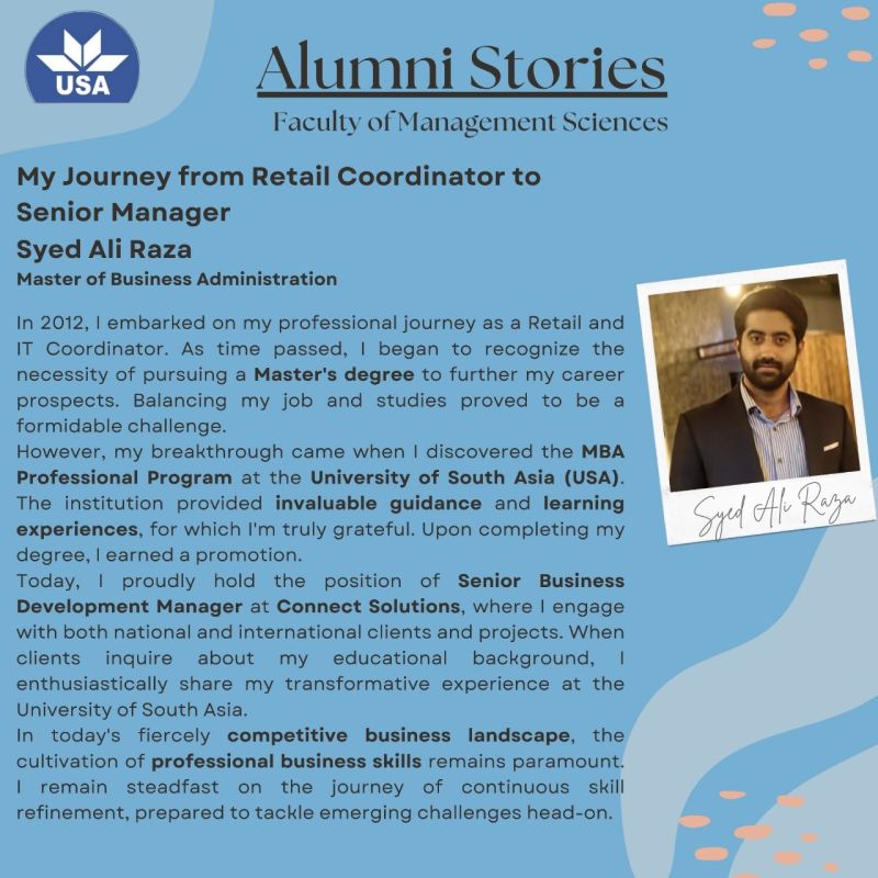 Ayesha Amjad on LinkedIn: #alumnisuccessstory #usaalumni #makingusproud ... Ayesha Amjad on LinkedIn: #alumnisuccessstory #usaalumni #makingusproud ...