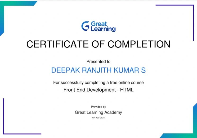Deepak Ranjith Kumar on LinkedIn: #html #webdevelopment # ... Deepak Ranjith Kumar on LinkedIn: #html #webdevelopment # ...