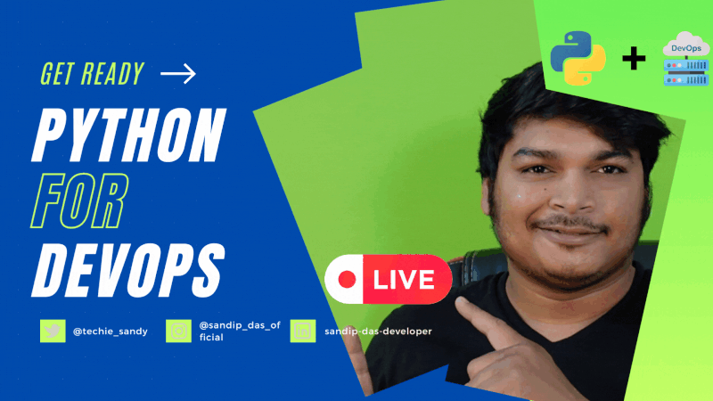 Sandip Das on LinkedIn: #python #devops #automations Sandip Das on LinkedIn: #python #devops #automations