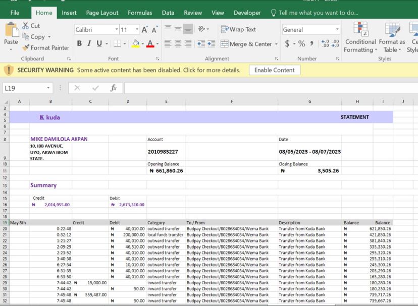 Mfreke Udo on LinkedIn: Using Kuda bank template, I was able to create ... Mfreke Udo on LinkedIn: Using Kuda bank template, I was able to create ...