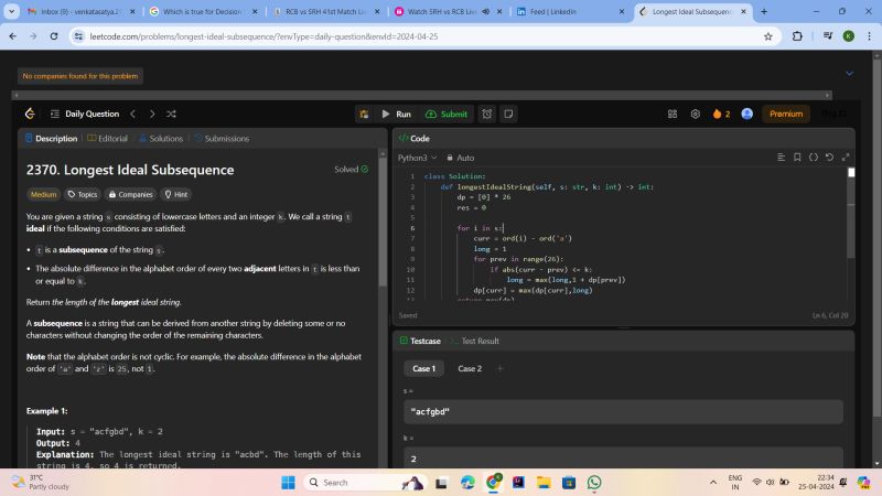 KOTHA SATYA PRANAY on LinkedIn: #leetcode #dynamicprogramming # ... KOTHA SATYA PRANAY on LinkedIn: #leetcode #dynamicprogramming # ...