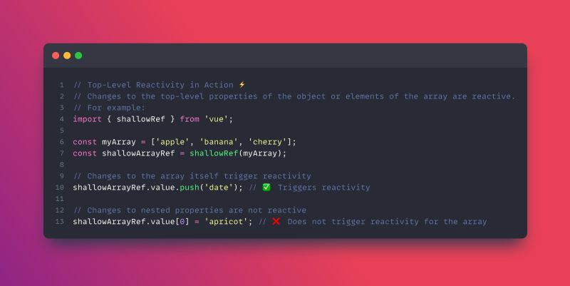 How shallow refs in Vue.js can boost reactivity | Mohammad Ranaei ... How shallow refs in Vue.js can boost reactivity | Mohammad Ranaei ...