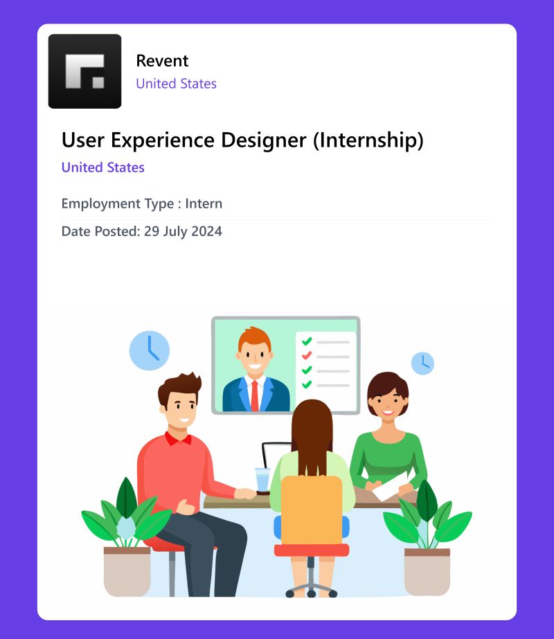 Job Zapper on LinkedIn: #uiux #uxdesign #internship #ai #startups #tech Job Zapper on LinkedIn: #uiux #uxdesign #internship #ai #startups #tech