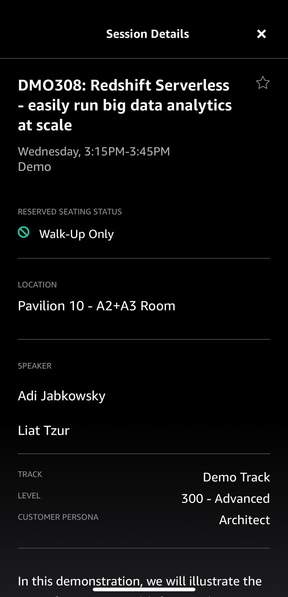 Adi Jabkowsky on LinkedIn: Download the AWS Tel Aviv Summit app to have ... Adi Jabkowsky on LinkedIn: Download the AWS Tel Aviv Summit app to have ...