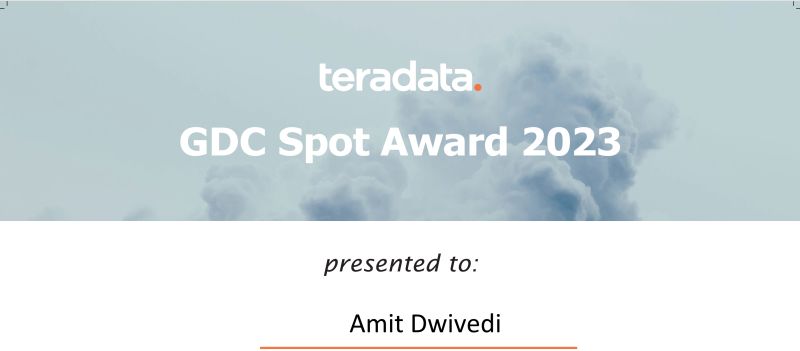 Amit Kumar Dwivedi on LinkedIn: #spotaward Amit Kumar Dwivedi on LinkedIn: #spotaward