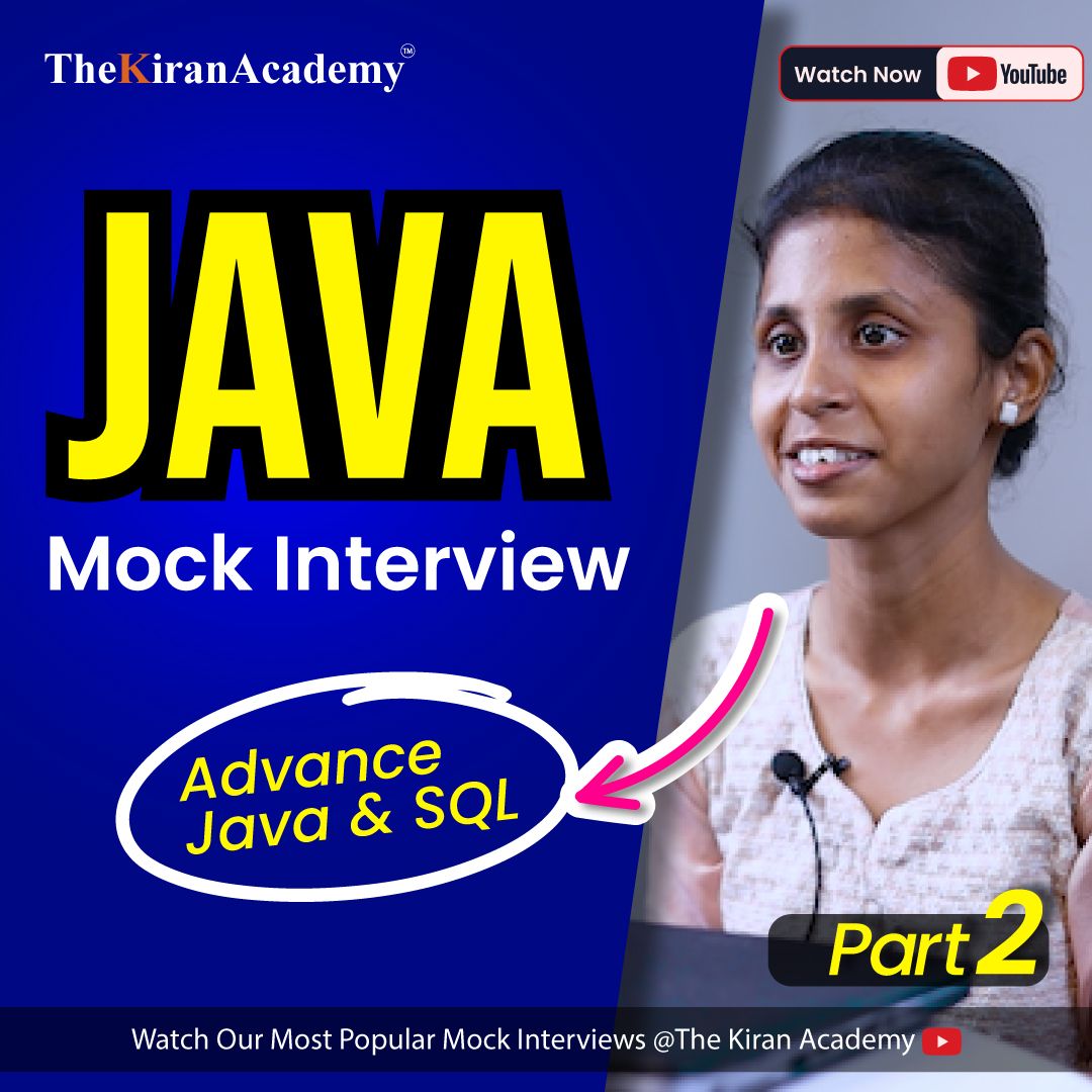 The Kiran Academy - Java By Kiran on LinkedIn: #softwaredeveloper # ... The Kiran Academy - Java By Kiran on LinkedIn: #softwaredeveloper # ...