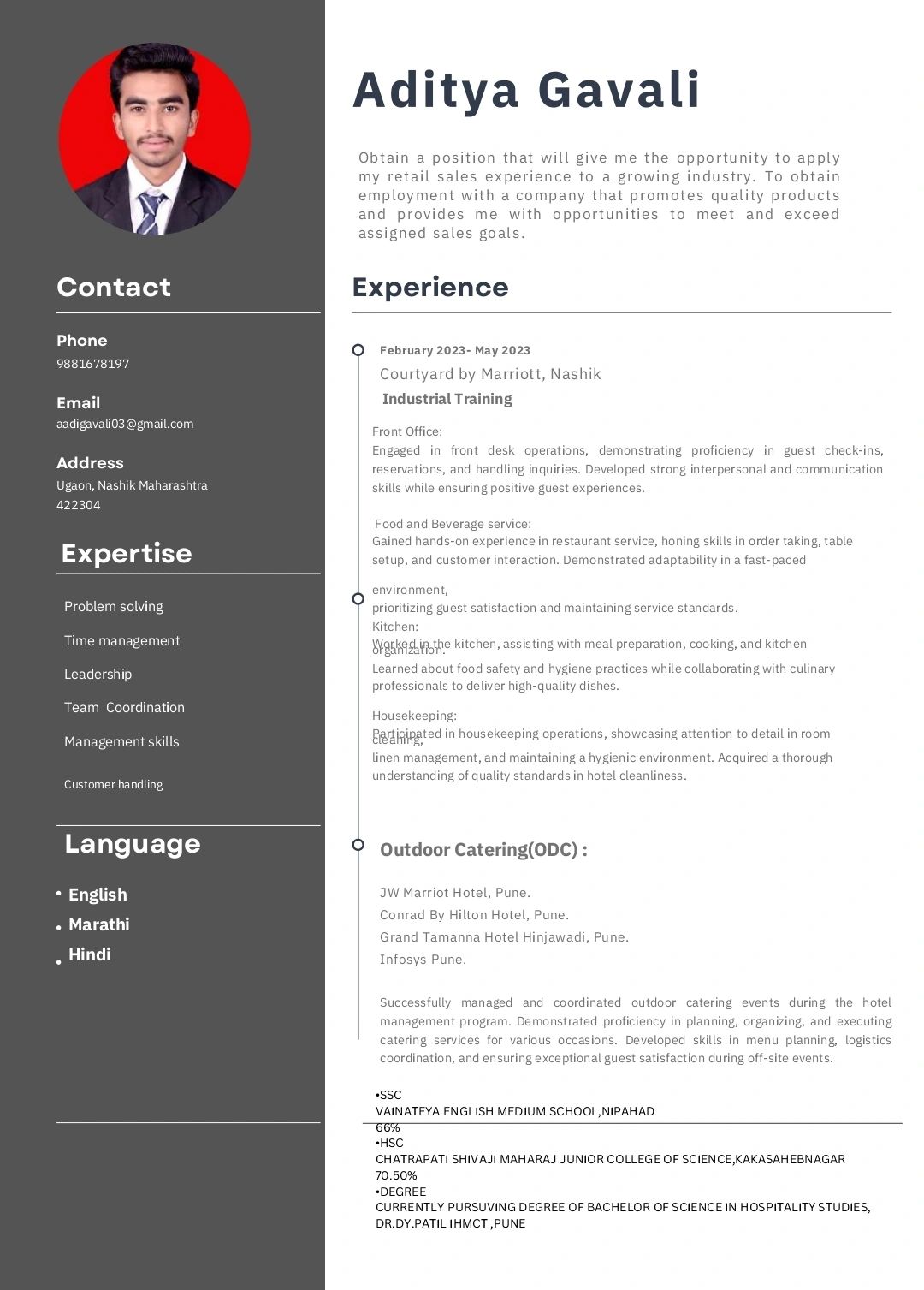 Aditya Gavali on LinkedIn: here is my resume. Aditya Gavali on LinkedIn: here is my resume.