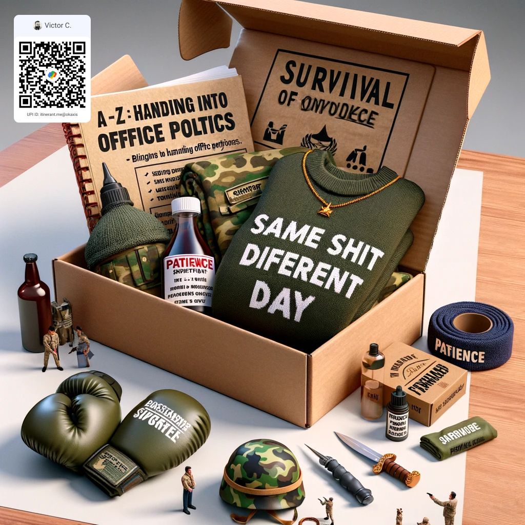 Premangshu N. on LinkedIn: This kit is prerequisit to survive in corporate Premangshu N. on LinkedIn: This kit is prerequisit to survive in corporate