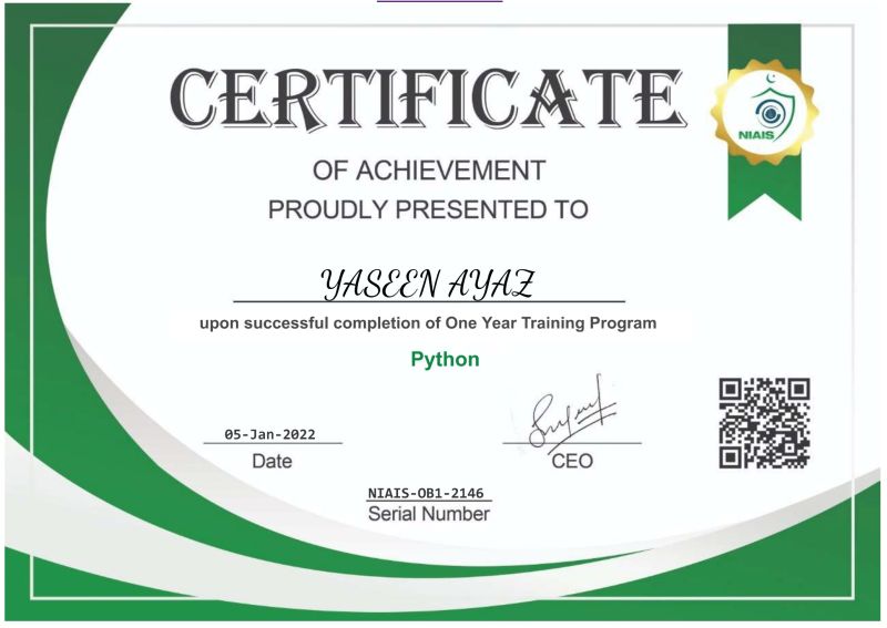 yaseen ayaz on LinkedIn: Programming is the art of algorithm design and ... yaseen ayaz on LinkedIn: Programming is the art of algorithm design and ...