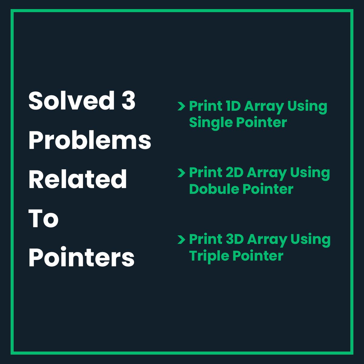 Hajra Naeem on LinkedIn: I have solved 3 problems related to Pointers ... Hajra Naeem on LinkedIn: I have solved 3 problems related to Pointers ...