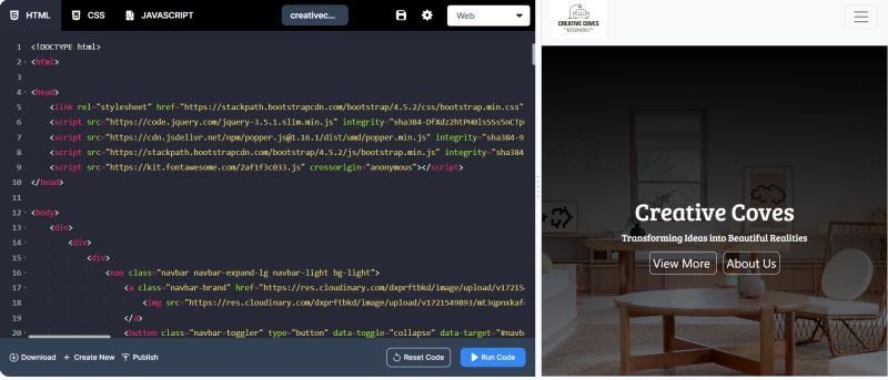 Jeevan G. M on LinkedIn: #webdevelopment #html #css #frontend #coding # ... Jeevan G. M on LinkedIn: #webdevelopment #html #css #frontend #coding # ...