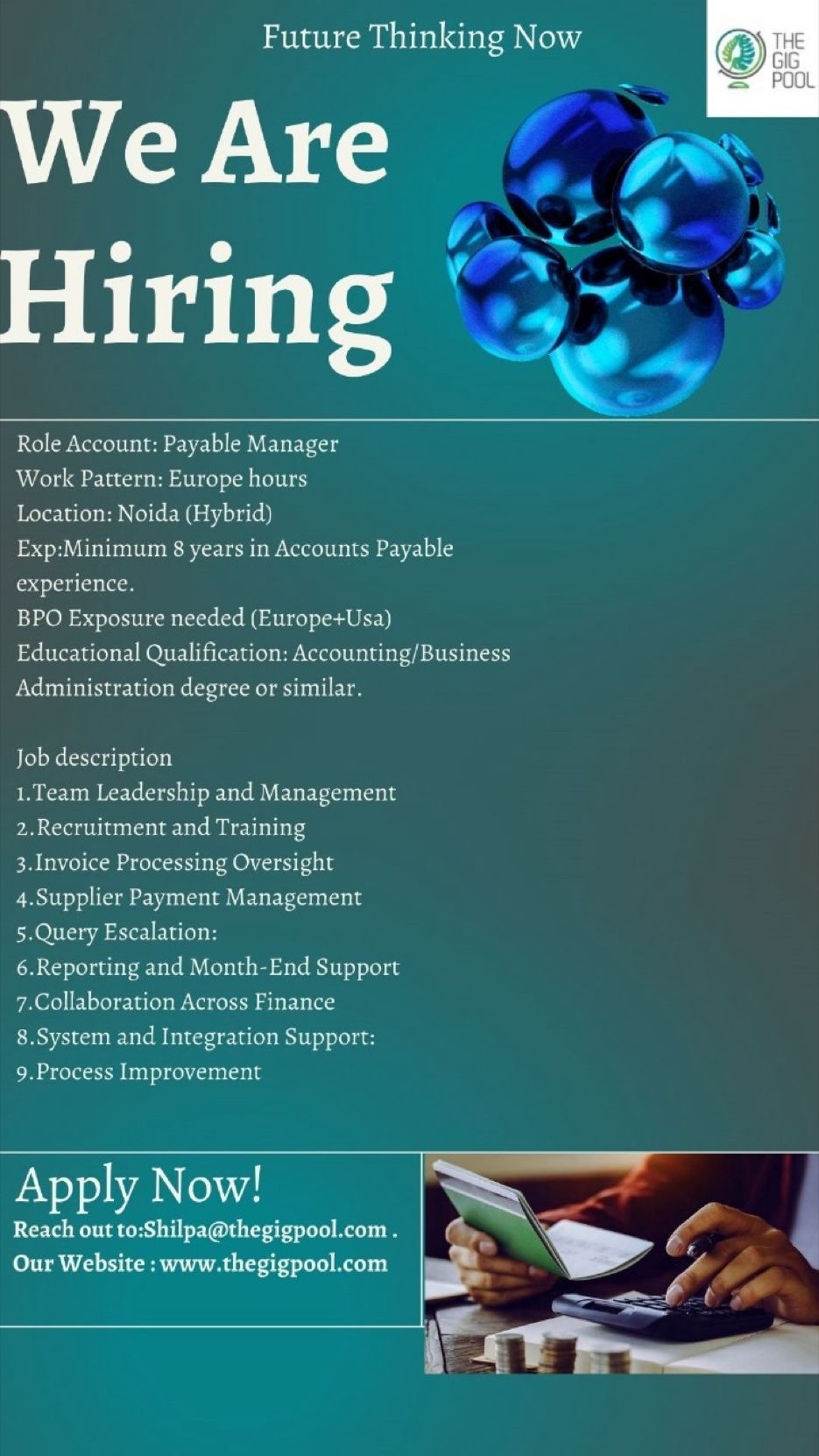 Nidhi Gosalia on LinkedIn: #greatjobopportunity Nidhi Gosalia on LinkedIn: #greatjobopportunity
