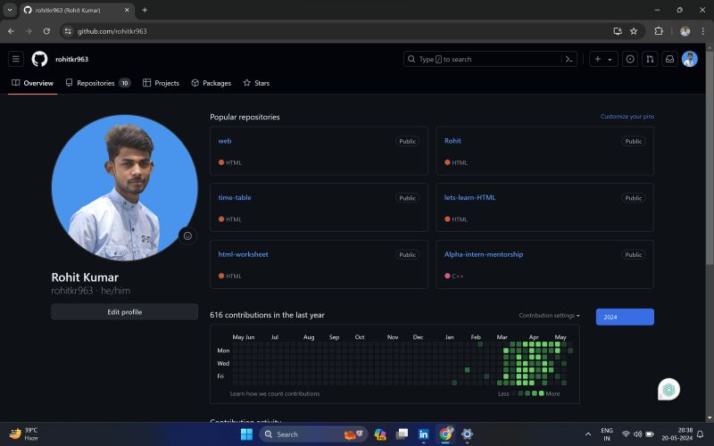 Rohit Kumar on LinkedIn: #codingjourney #alphaintern #mentorship # ... Rohit Kumar on LinkedIn: #codingjourney #alphaintern #mentorship # ...