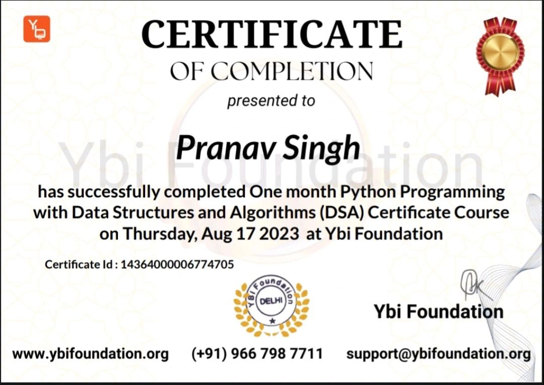 Pranav Singh on LinkedIn: #ybifoundation Pranav Singh on LinkedIn: #ybifoundation