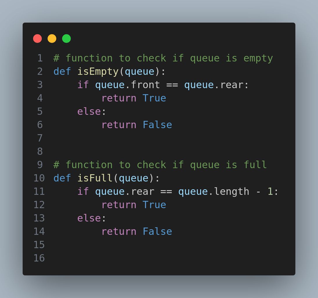 Suraj Kumar on LinkedIn: #queue #datastructures #algorithms #python # ... Suraj Kumar on LinkedIn: #queue #datastructures #algorithms #python # ...