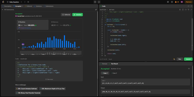 Harshil Patel on LinkedIn: #100daysofcode #leetcode #javascript # ... Harshil Patel on LinkedIn: #100daysofcode #leetcode #javascript # ...