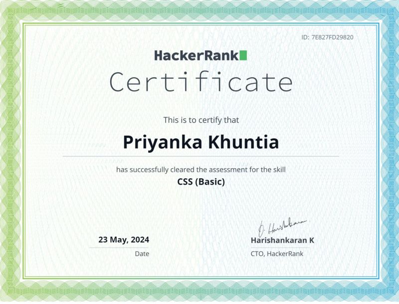 Priyanka Khuntia on LinkedIn: #certification #css #webdevelopment # ... Priyanka Khuntia on LinkedIn: #certification #css #webdevelopment # ...